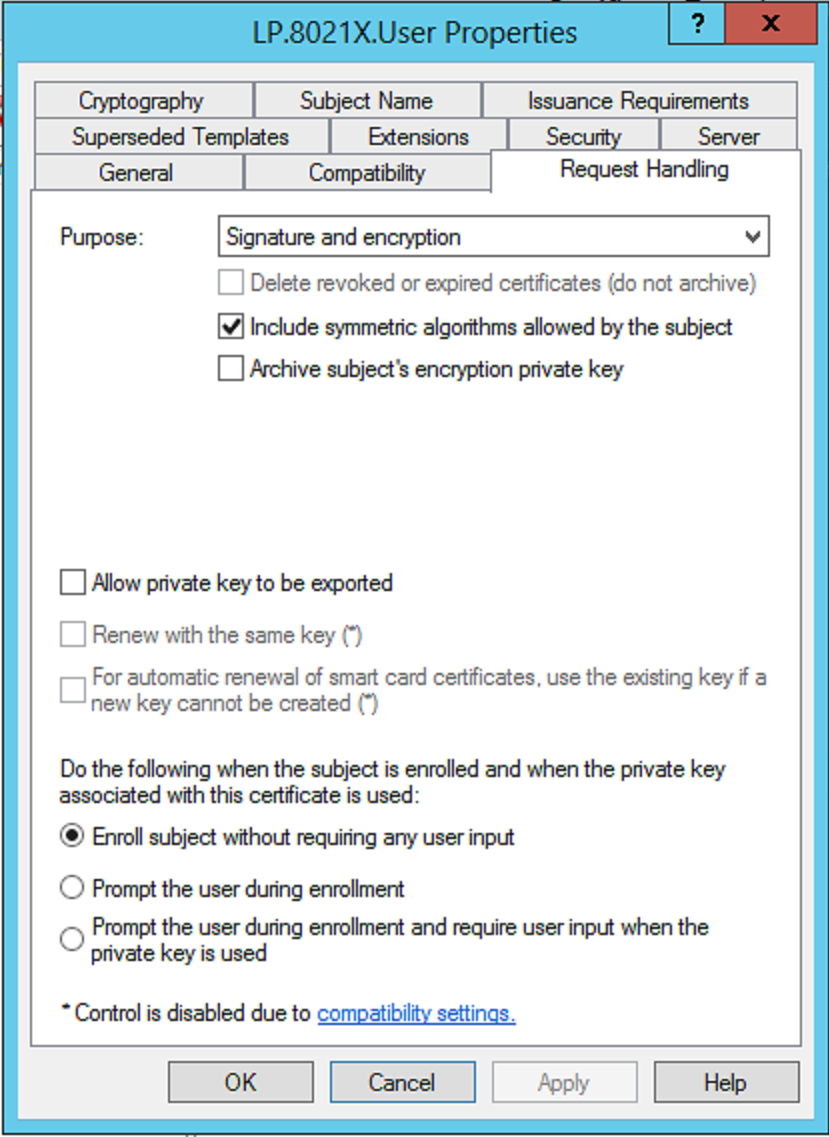Cisco Identity Services Engine:Microsoft Native 802.1X/EAP Supplicant Provisioning
